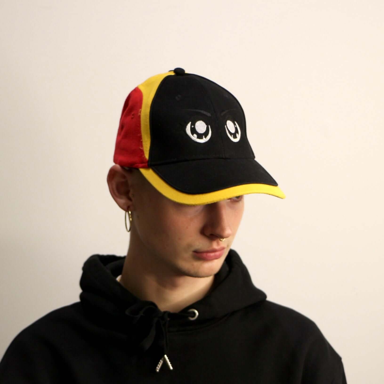 Manifest - Anime Eye Black Cap – manifest clothing uk
